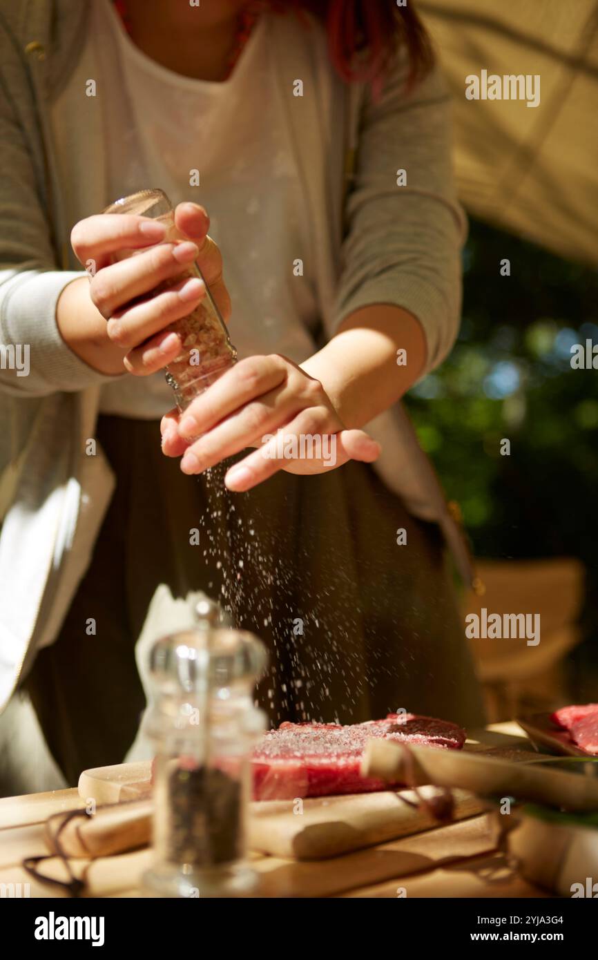 Sunlight sprinkling on trees hi-res stock photography and images - Alamy