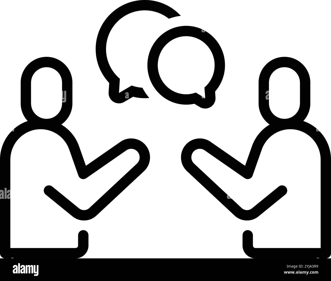 Gossip icon Black and White Stock Photos & Images - Alamy
