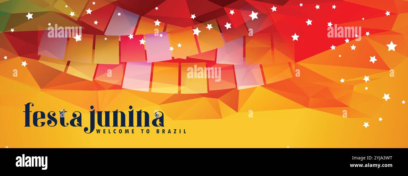 abstract festival festa junina banner Stock Vector Image & Art - Alamy
