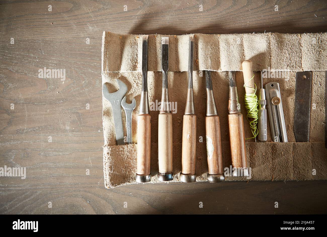 Line of tools Stock Photo - Alamy