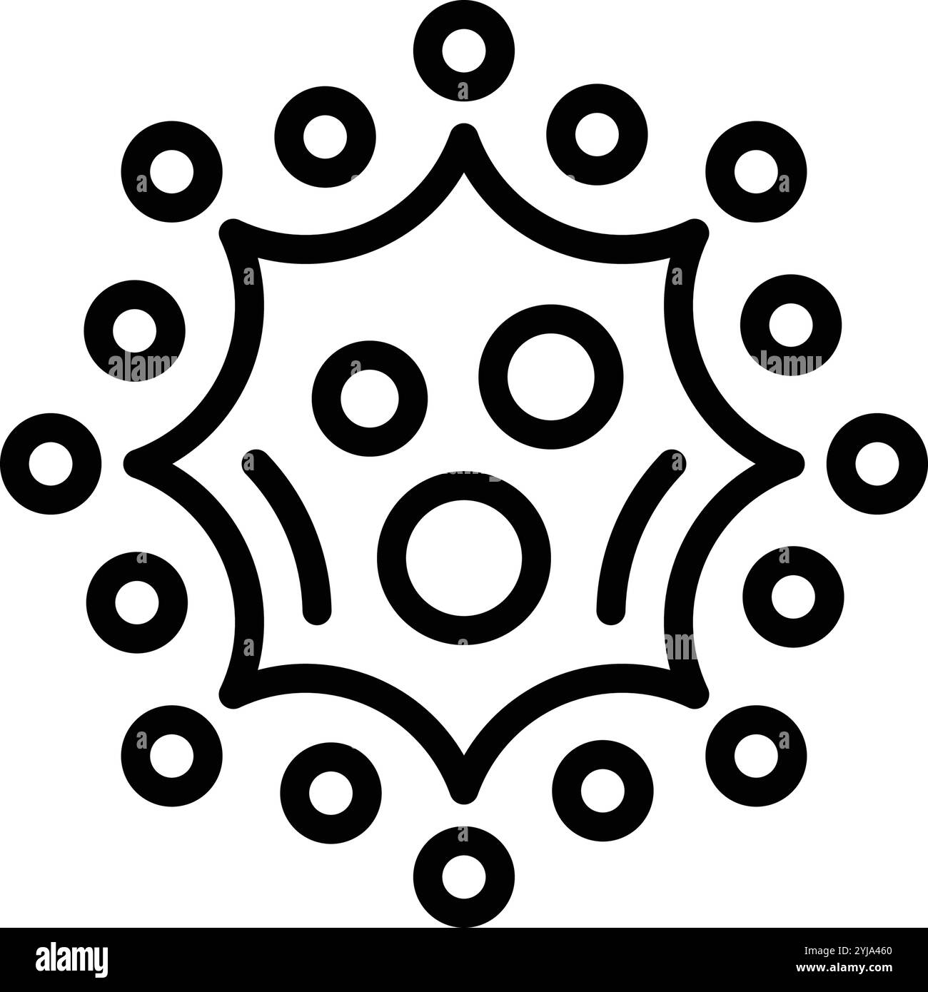 Icon for virus, danger Stock Vector Image & Art - Alamy