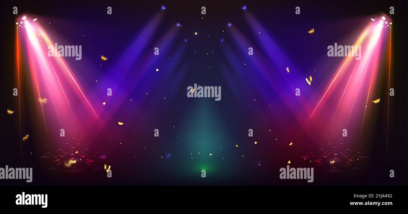 Stage light Stock Vector Images - Alamy