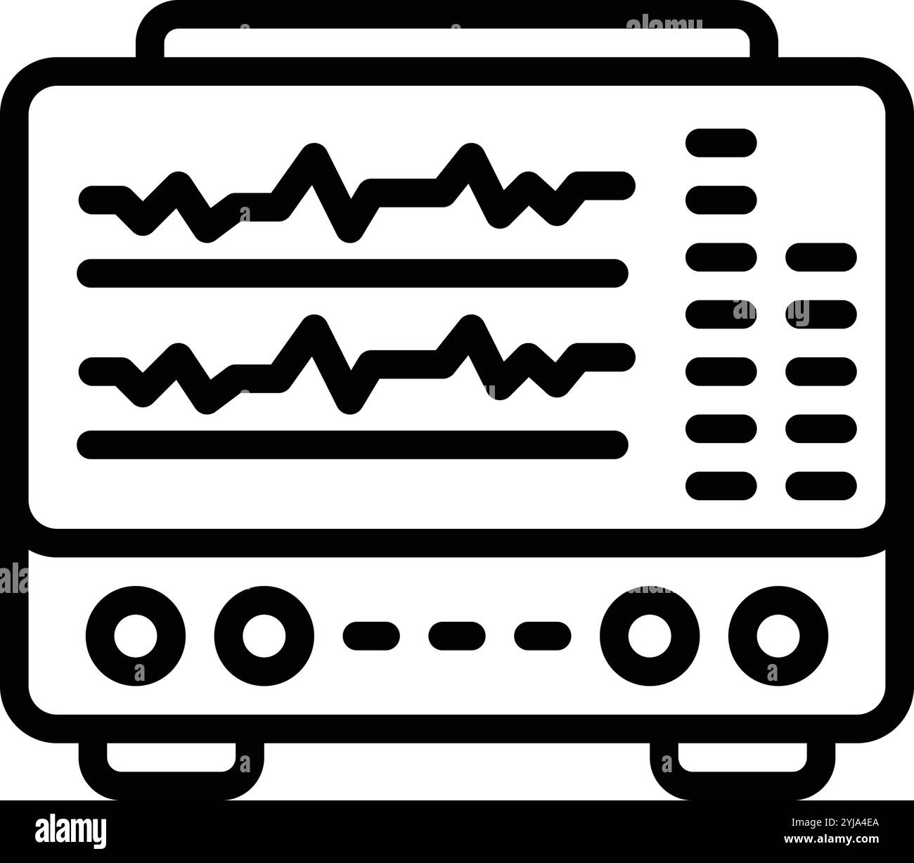 Medical monitoring equipment Stock Vector Images - Alamy