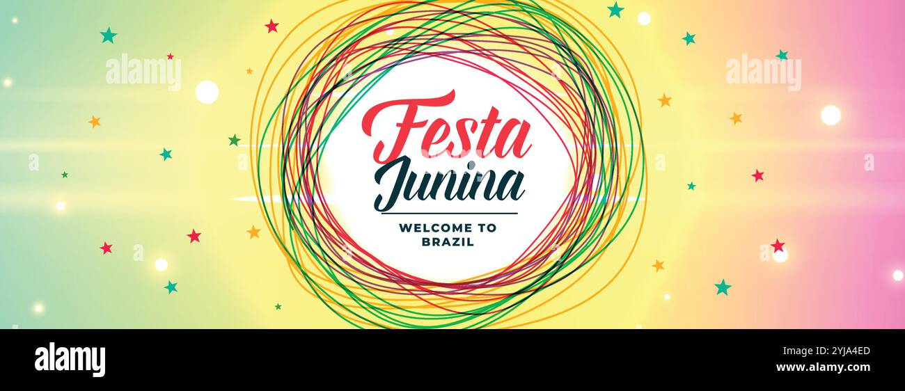 latin american festa junina vibrant banner Stock Vector Image & Art - Alamy