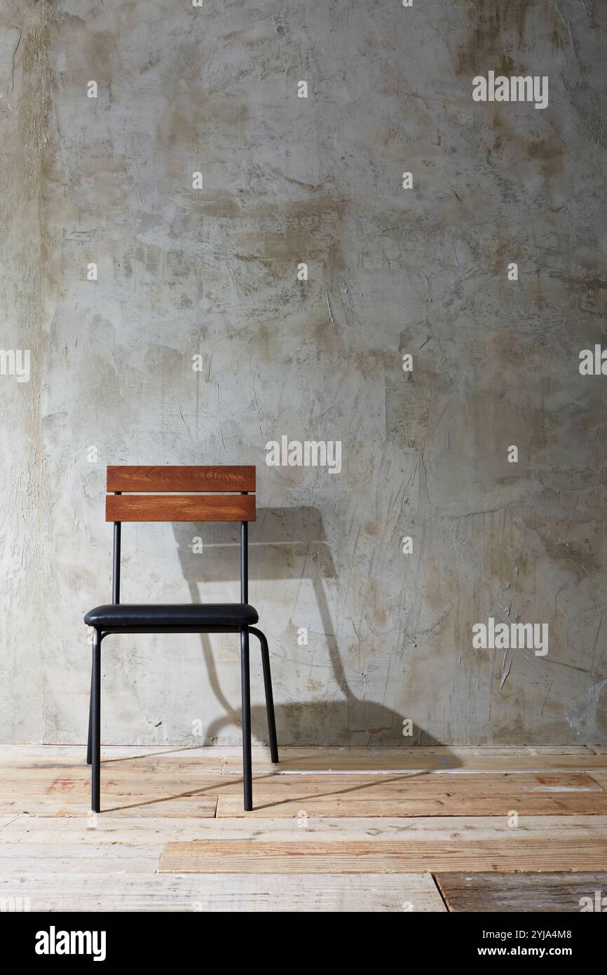 Natural wall, floor and chair Stock Photo - Alamy