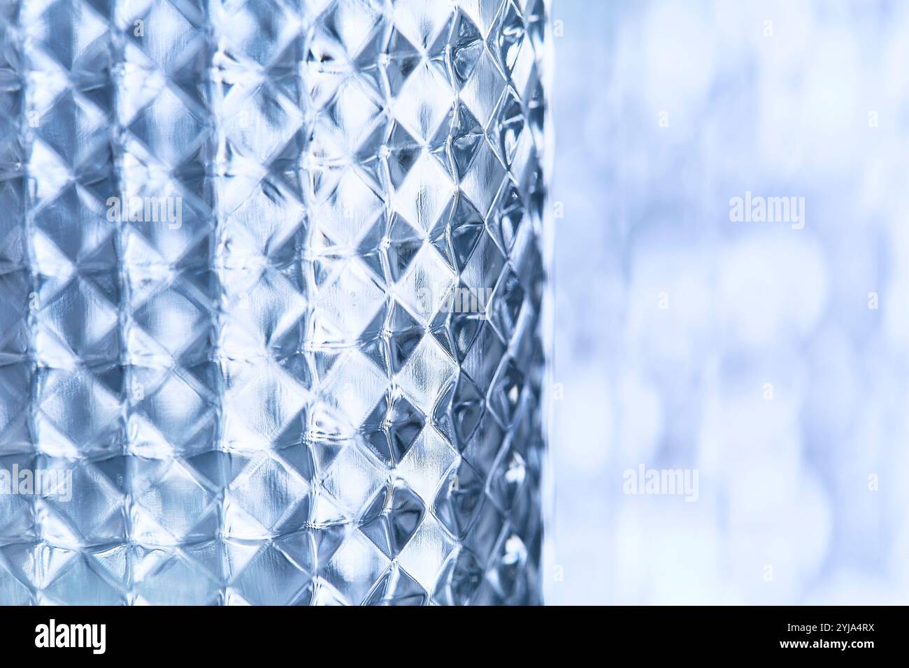 Uneven glass surface close-up Stock Photo - Alamy