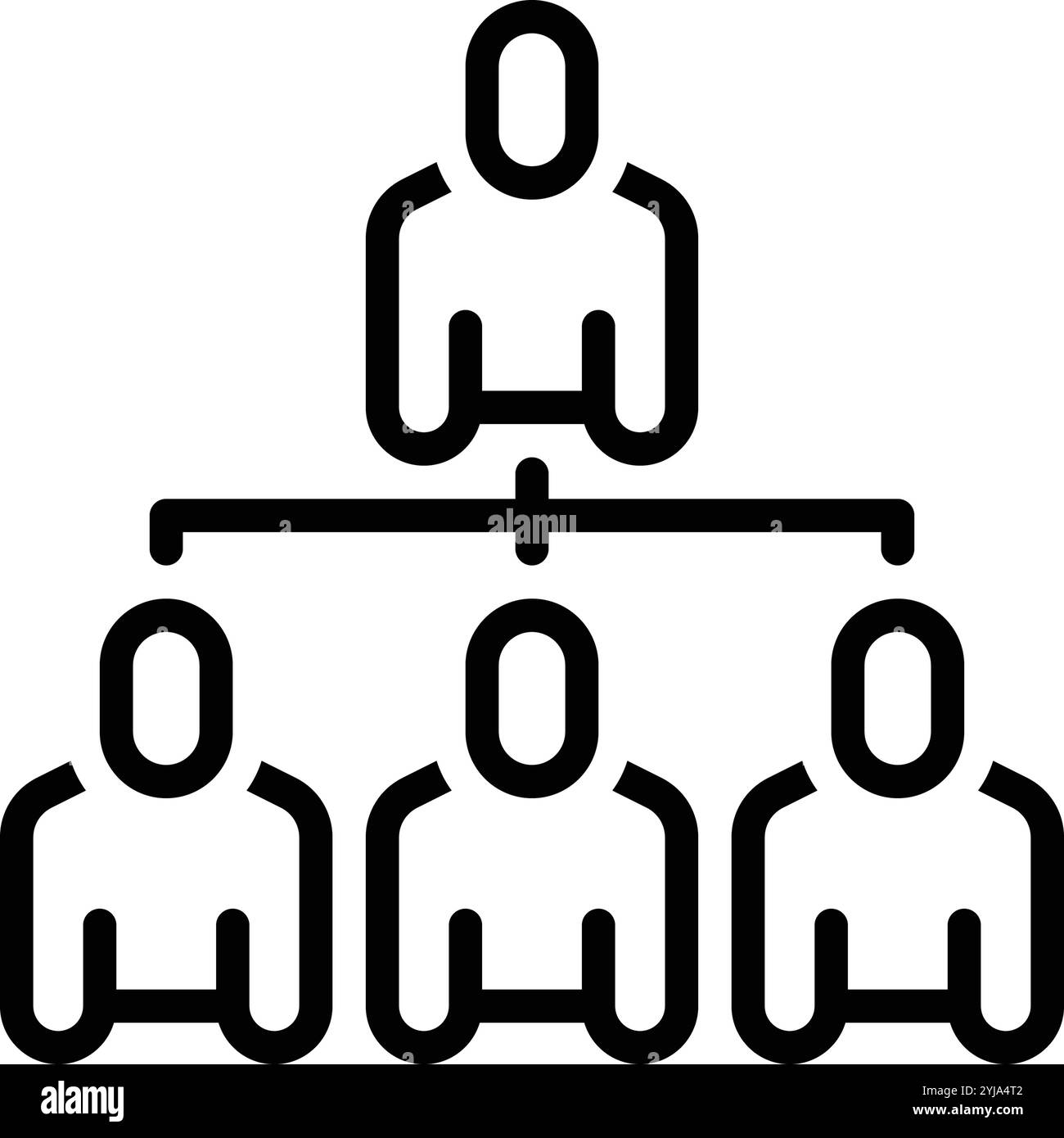 Icon For Hierarchy Connection Stock Vector Image And Art Alamy