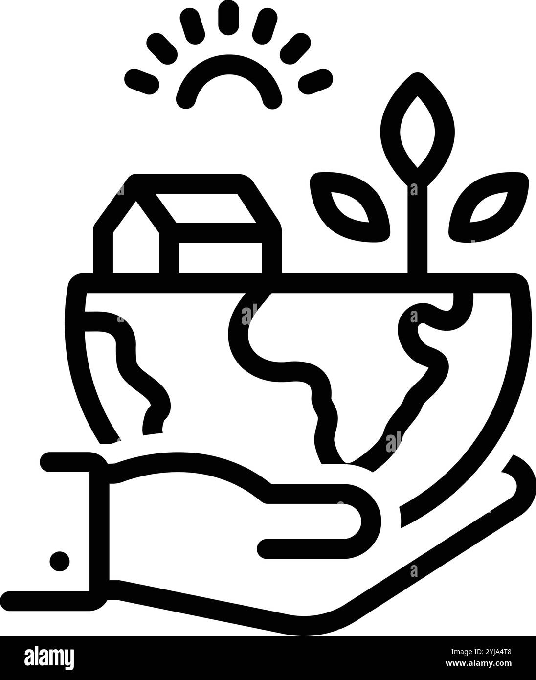 Icon for save our environment, save Stock Vector Image & Art - Alamy