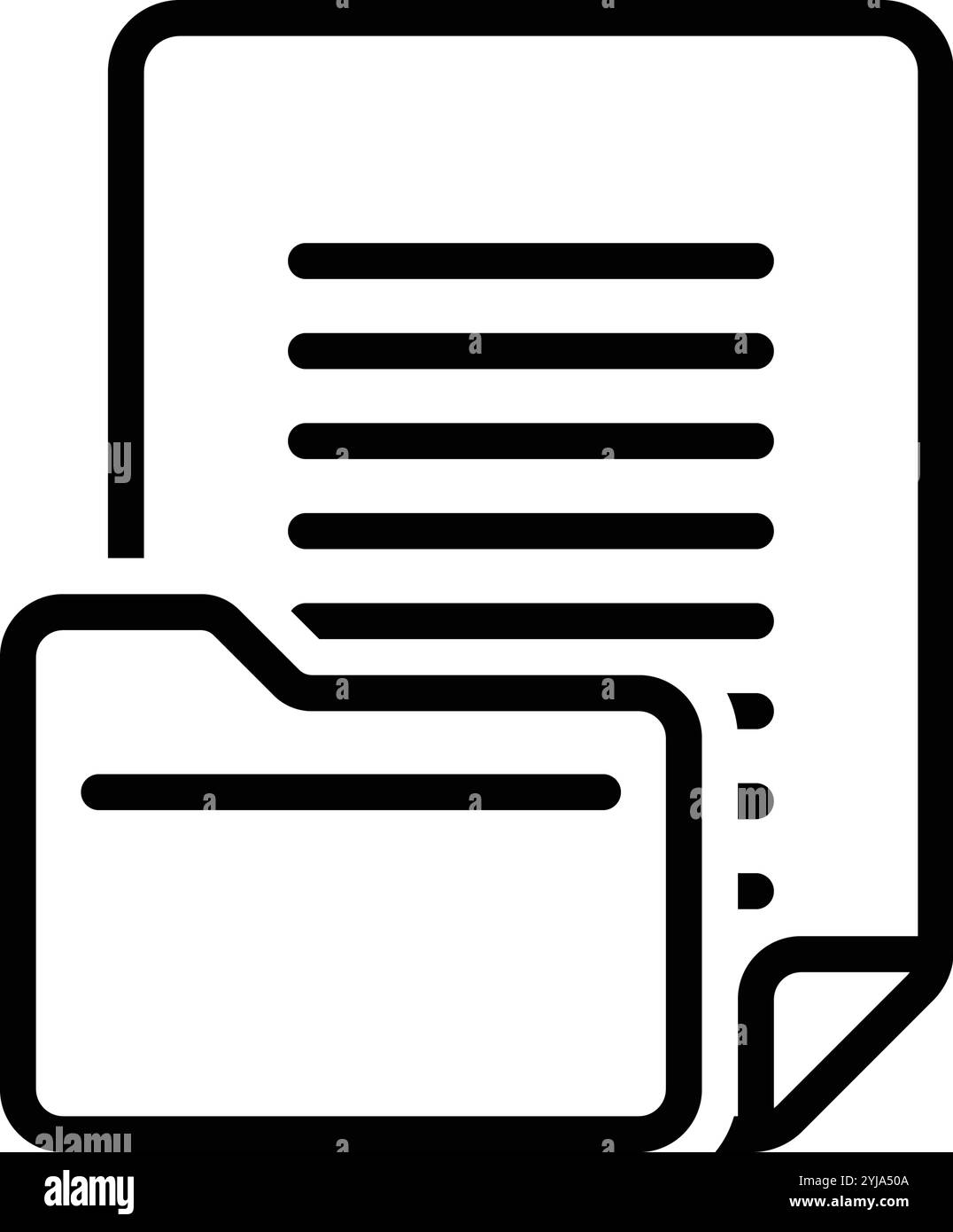 Icon for document, file Stock Vector Image & Art - Alamy