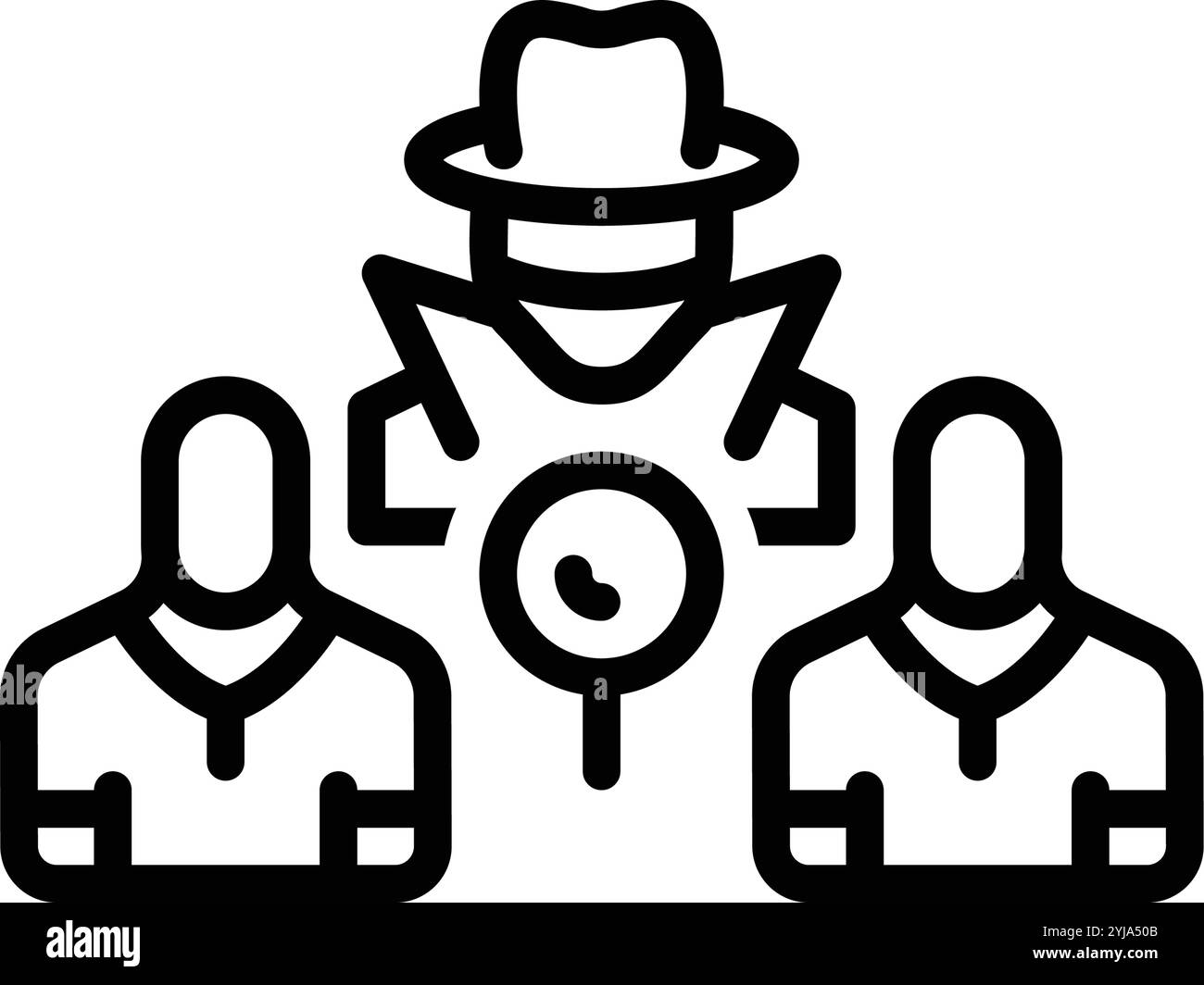 Icon for latent, imperceptible Stock Vector Image & Art - Alamy