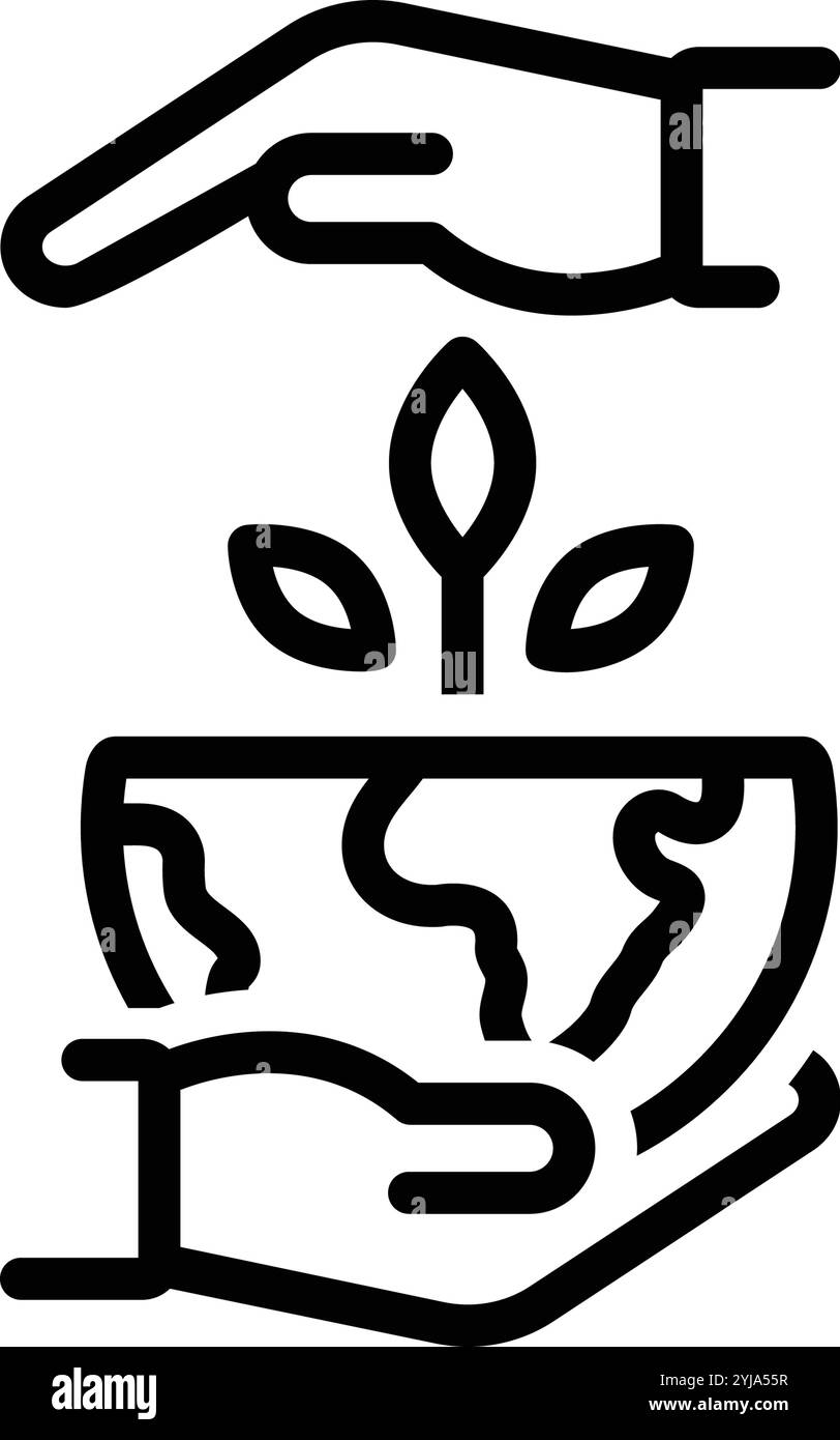 Icon for save our environment, save Stock Vector Image & Art - Alamy