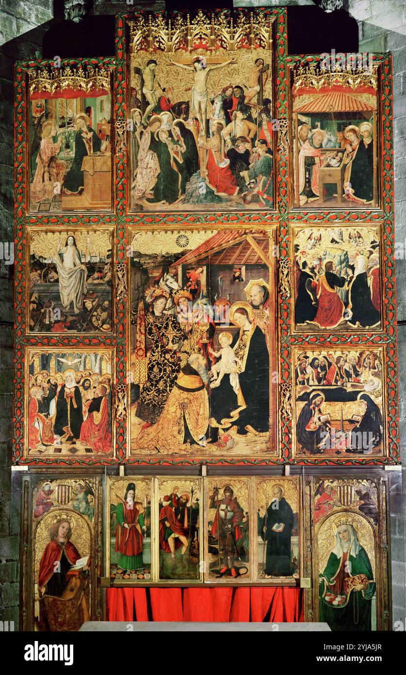 Jaume Huget / 'Altar from the Royal Chapel of Saint Agueda', 1465, On ...