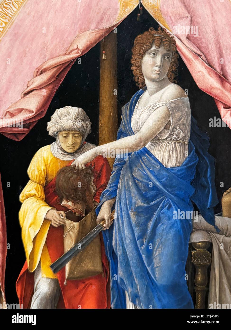 Judith with the Head of Holofernes by Andrea Mantegna. Beheaded detail ...