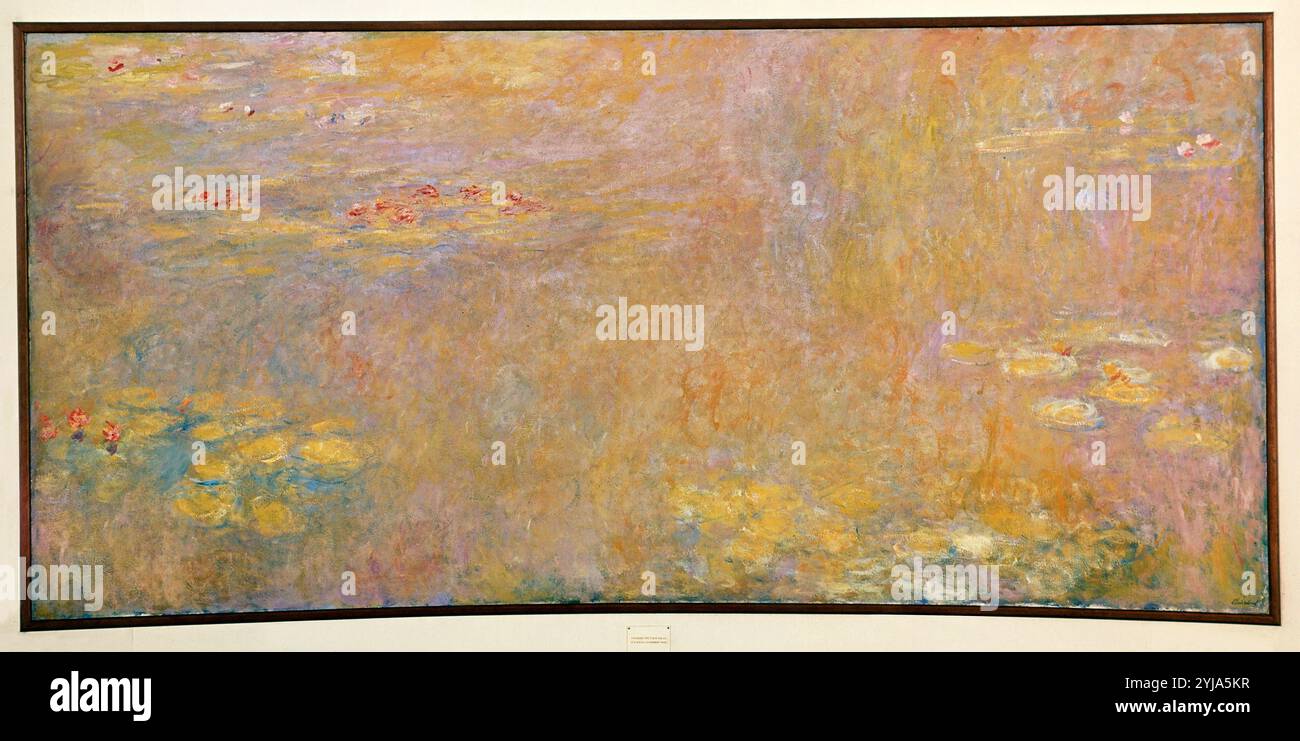 Claude Monet / 'Water Lilies', Oil on canvas. Museum: MUSEUM OF MODERN ...