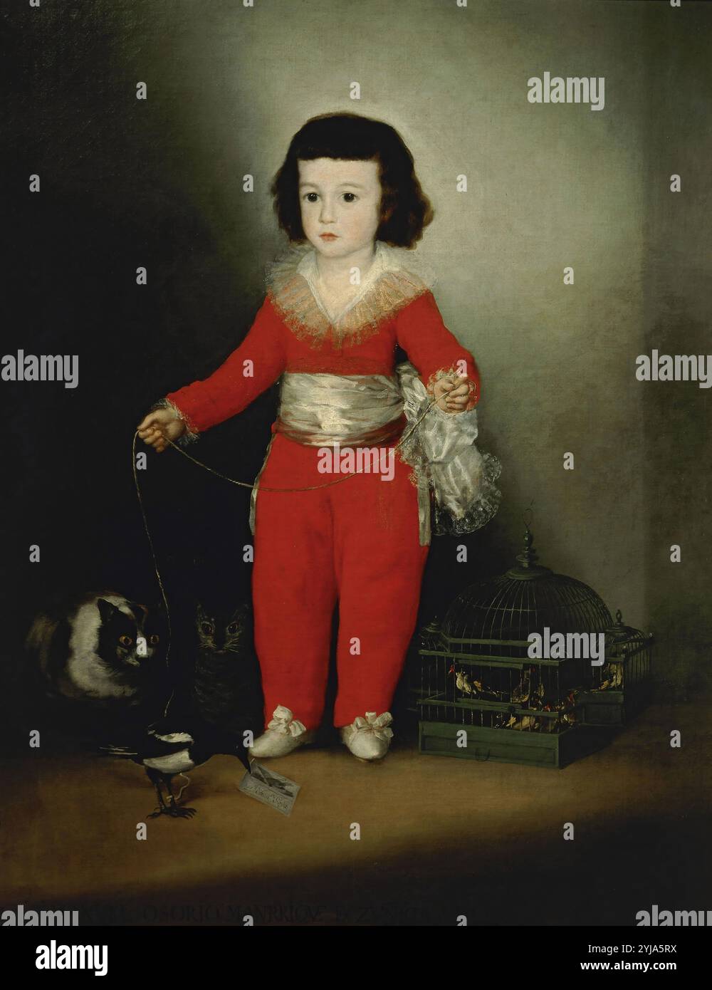 Francisco de Goya / 'Manuel Osorio Manrique de Zuñiga', c. 1790, Oil on ...