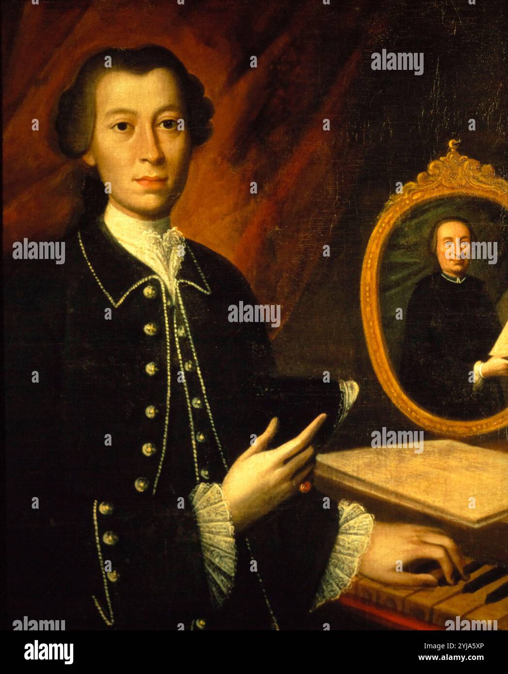 Portrait of Giovanni Battista Pergolesi (1710-1736). Italian composer ...