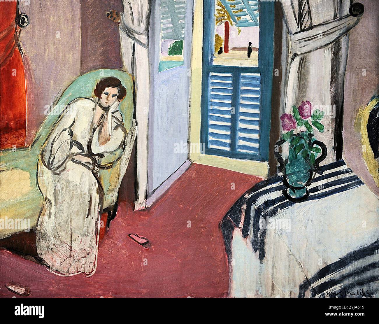 Henri Matisse (1869-1954). French painter. Woman on a Divan (Room at the Hotel Mediterranee ...