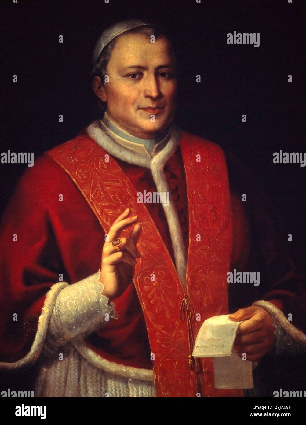Portrait of Pope Pius IX Stock Photo - Alamy