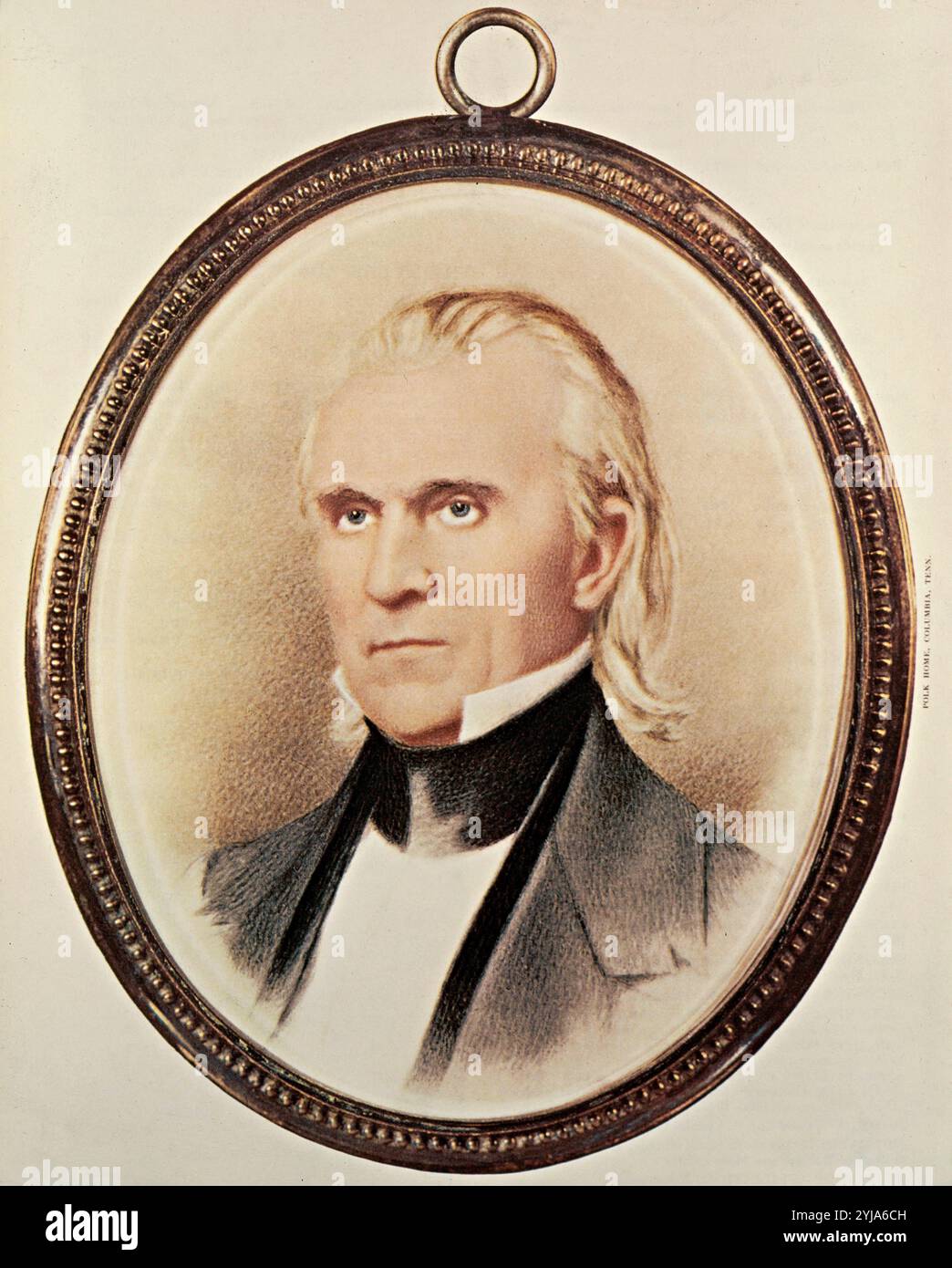 'Portrait of James K. Polk, 11th President of the United States ...
