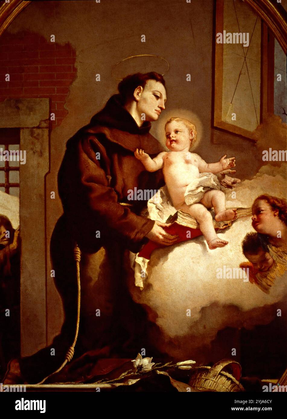 Saint Antony from Padua, 1767-1769, 225 cm x 176 cm. Museum: MUSEO DEL ...