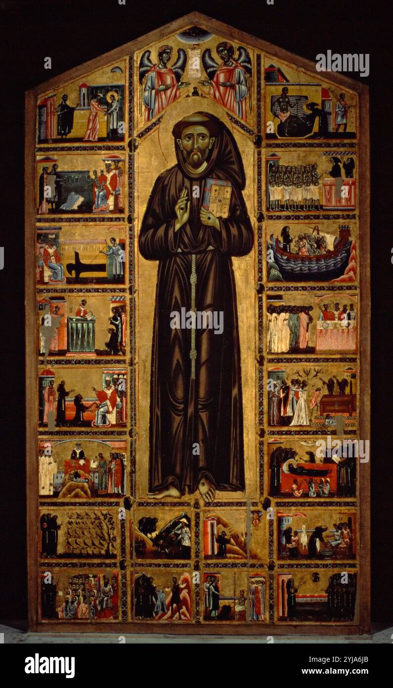 Basilica saint francis assisi interior hi-res stock photography and ...