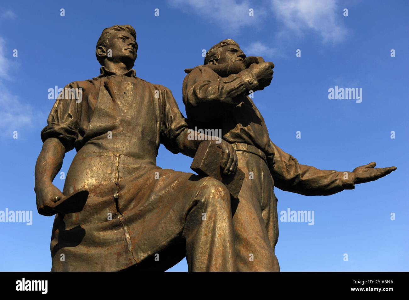 Industry and Construction. Sculpture by Napoleonas Petrulis (1909-1985 ...