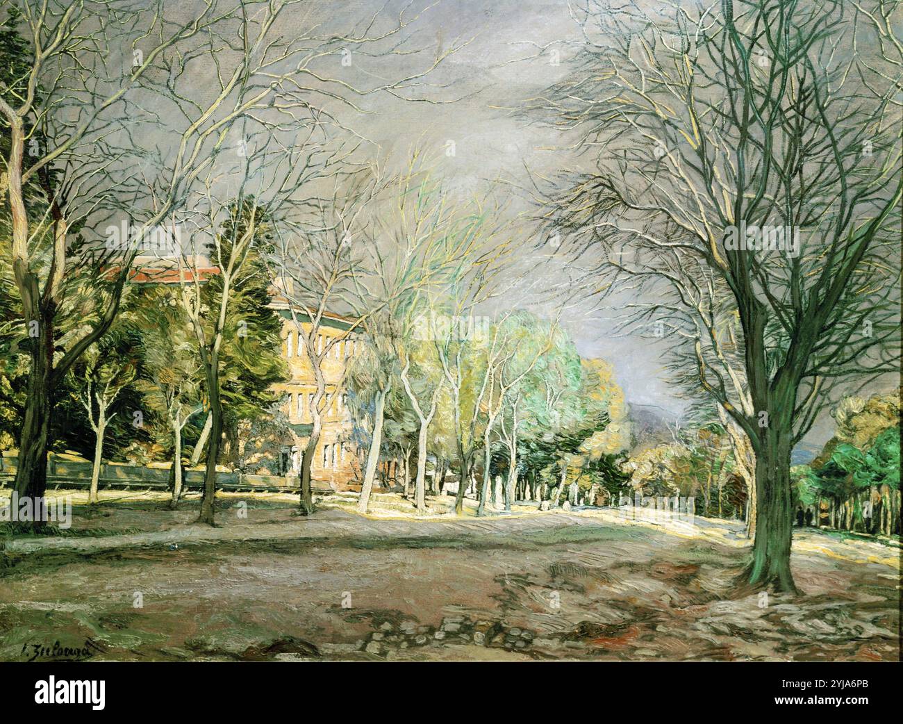 Ignacio Zuloaga / 'Landscape near El Escorial', 1932, Oil on canvas, 71 ...