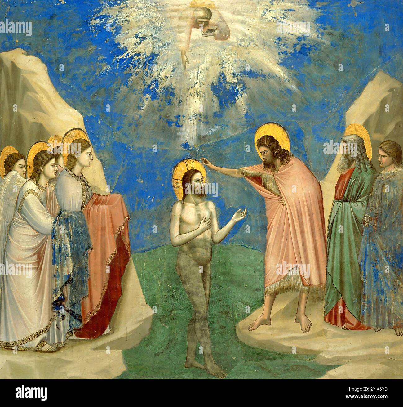 Jesus christ fresco 2nd century hi-res stock photography and images - Alamy