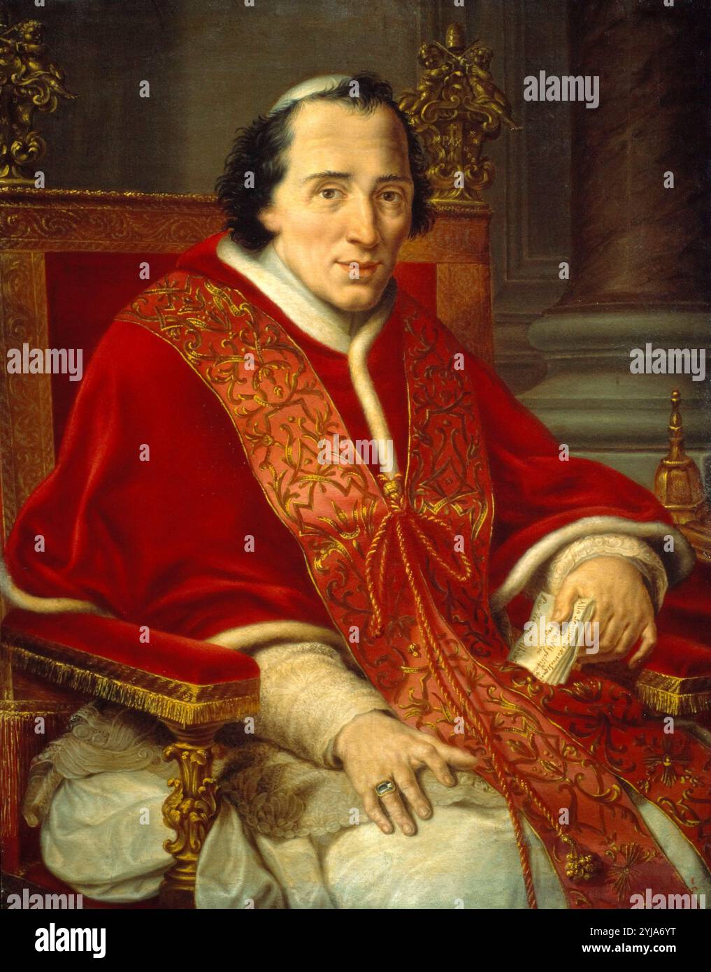 Portrait of Pope Pius VII (Cesena, 1742-Rome, 1823). Museum: National ...