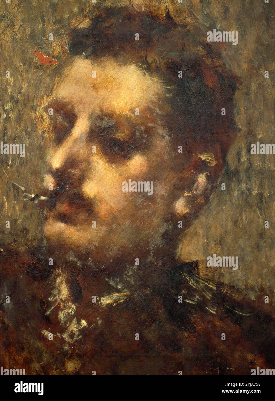 Luigi Conconi / 'Portrait of Giacomo Puccini', Oil on canvas. Museum ...