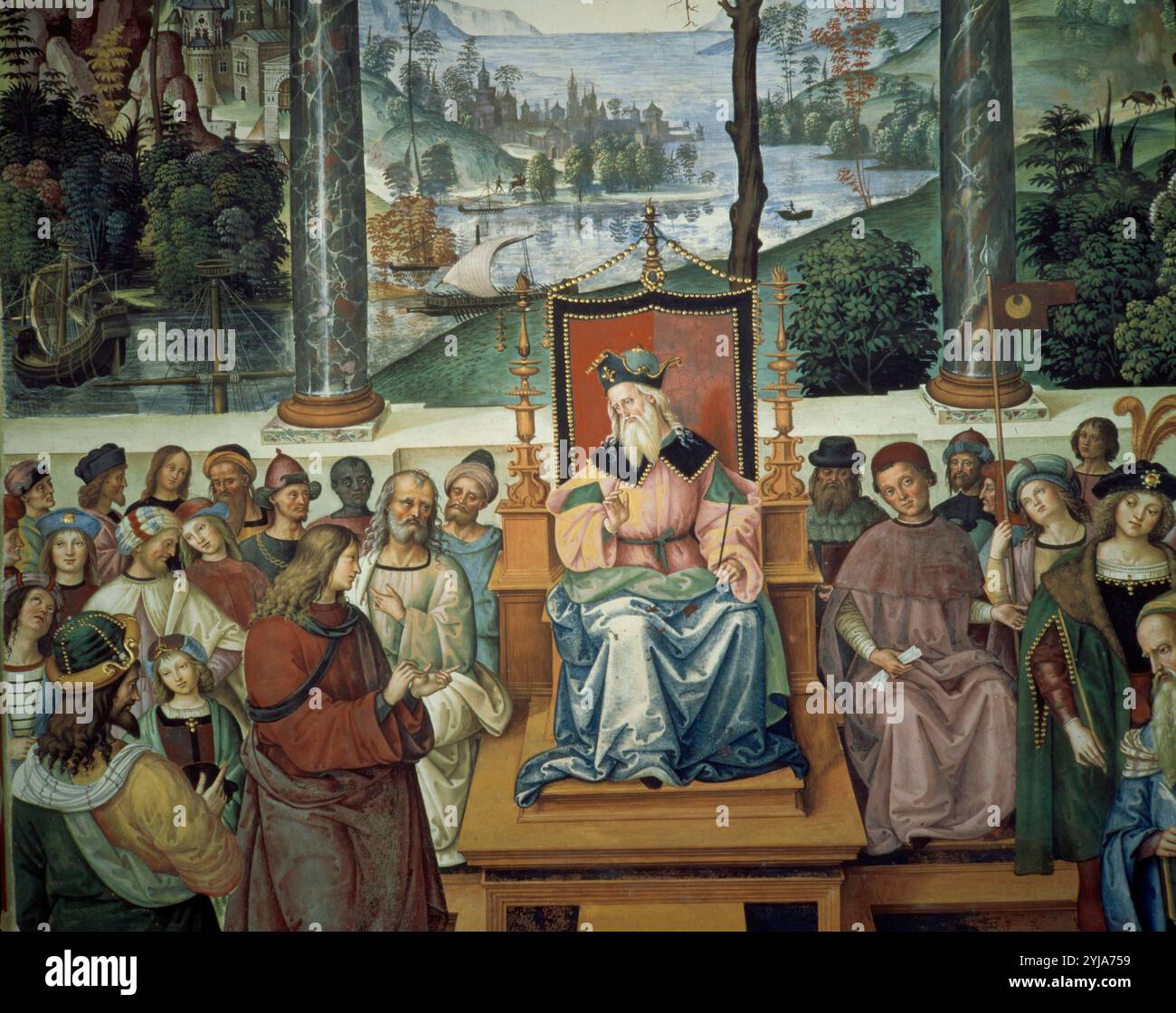 Eneas Silvio Piccolomini 1406-64 later Pope Pius II at court of King ...