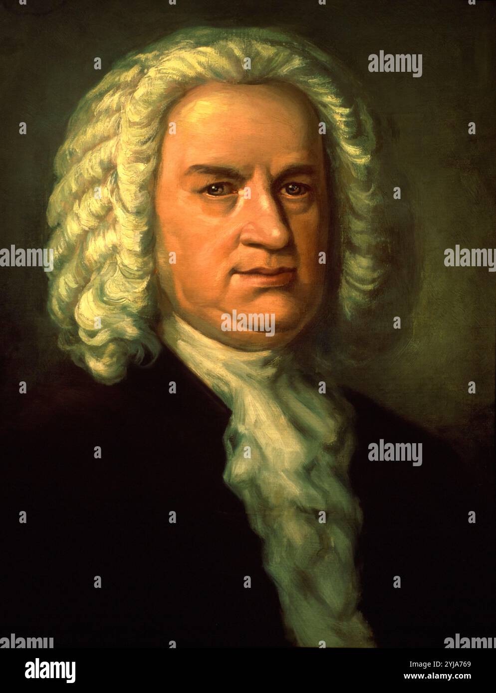 Johann Sebastian Bach, artist unknown, Óil on canvas. Museum: Society ...