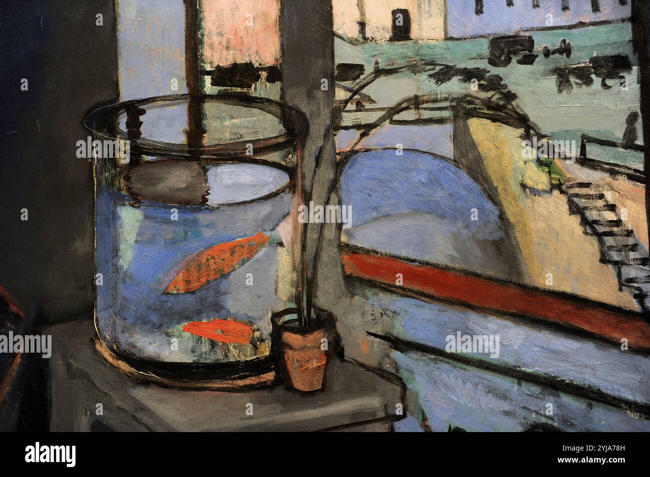 Henri Matisse (1869-1954). French painter. Interior with Goldfish, 1914 ...