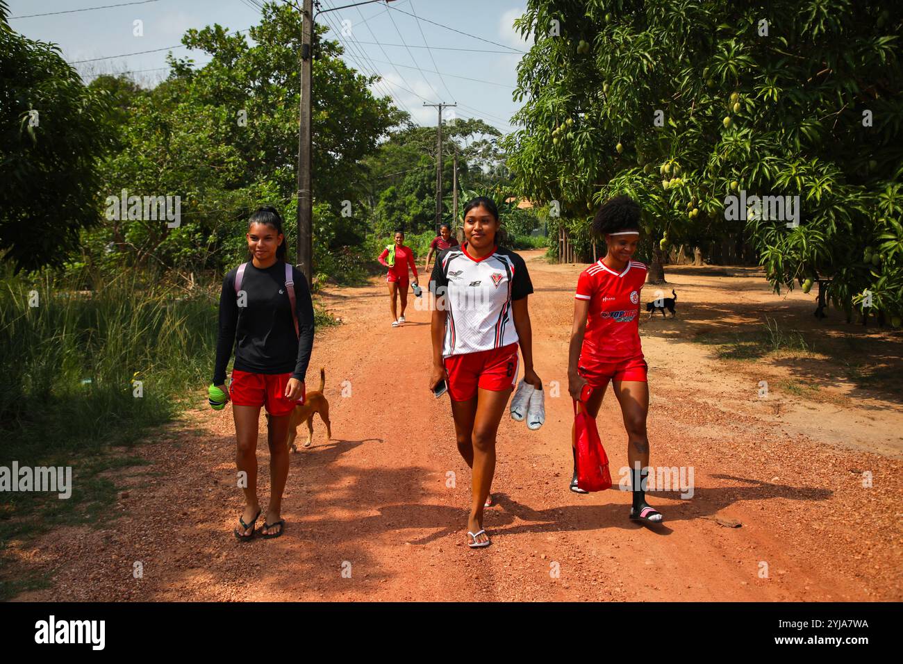 Brazil women's soccer team training hi-res stock photography and images ...