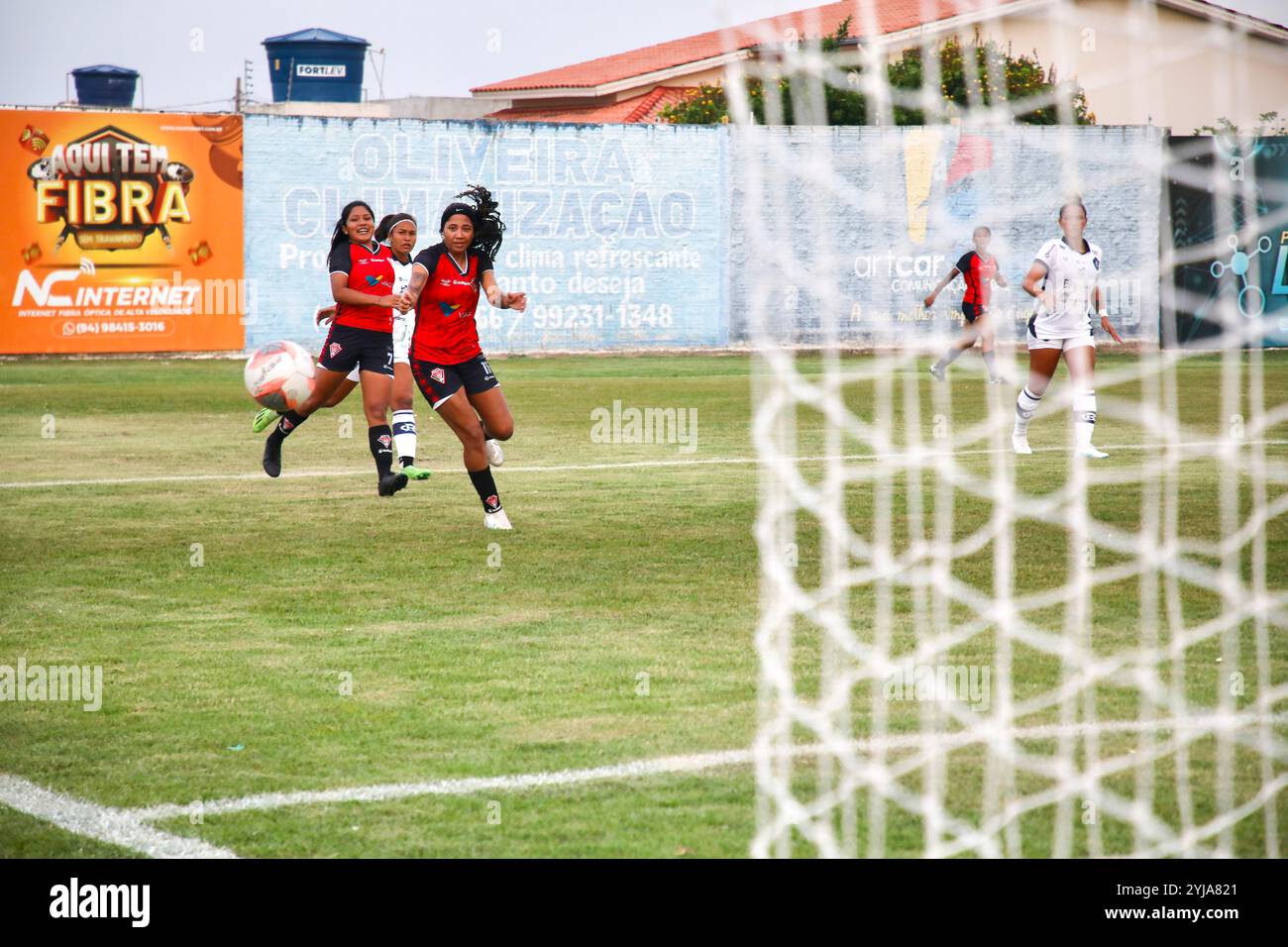 Indigenous team Gaviao Kyikateje faces Remo, a club based in Belem, the ...