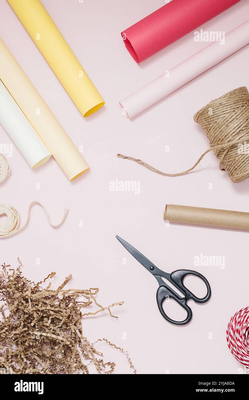 Gift wrapping tools hi-res stock photography and images - Alamy