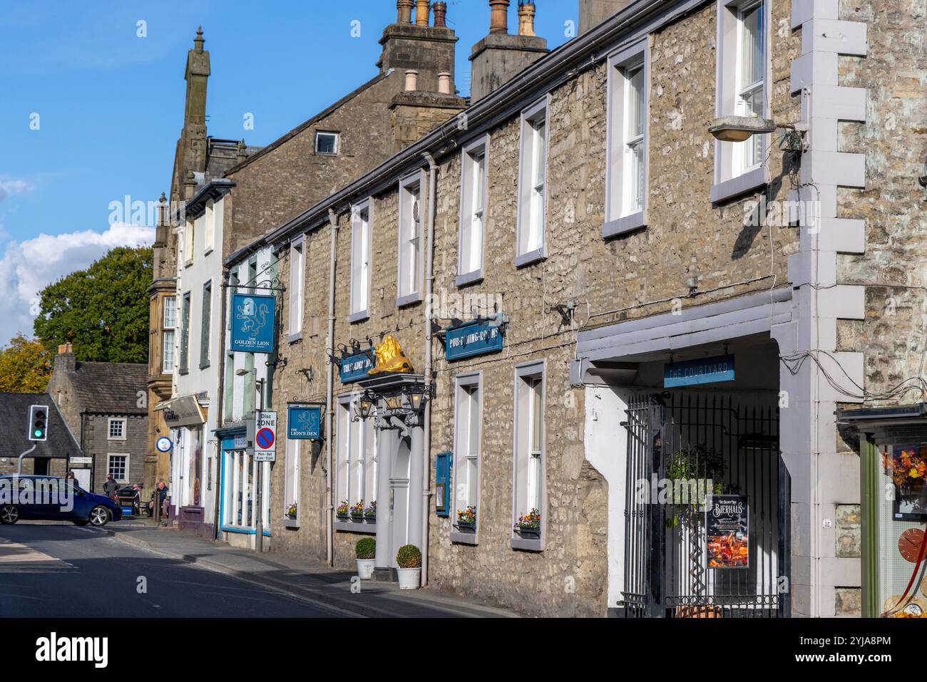 British pub, The Golden Lion Inn public house on Duke street in the ...