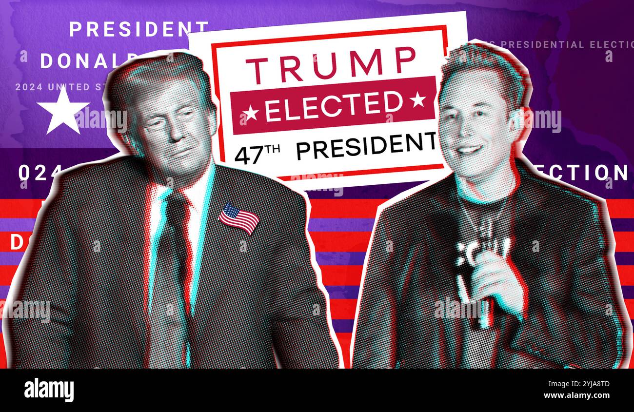 November 14, 2024. Concept Results of the 2024 US presidential election ...