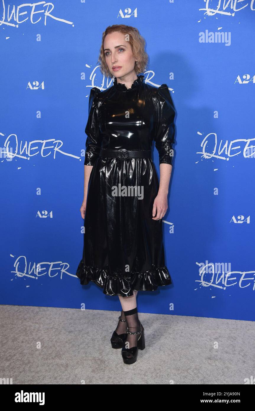 Zoe Lister Jones arrives at the premiere of "Queer" on Wednesday, Nov ...