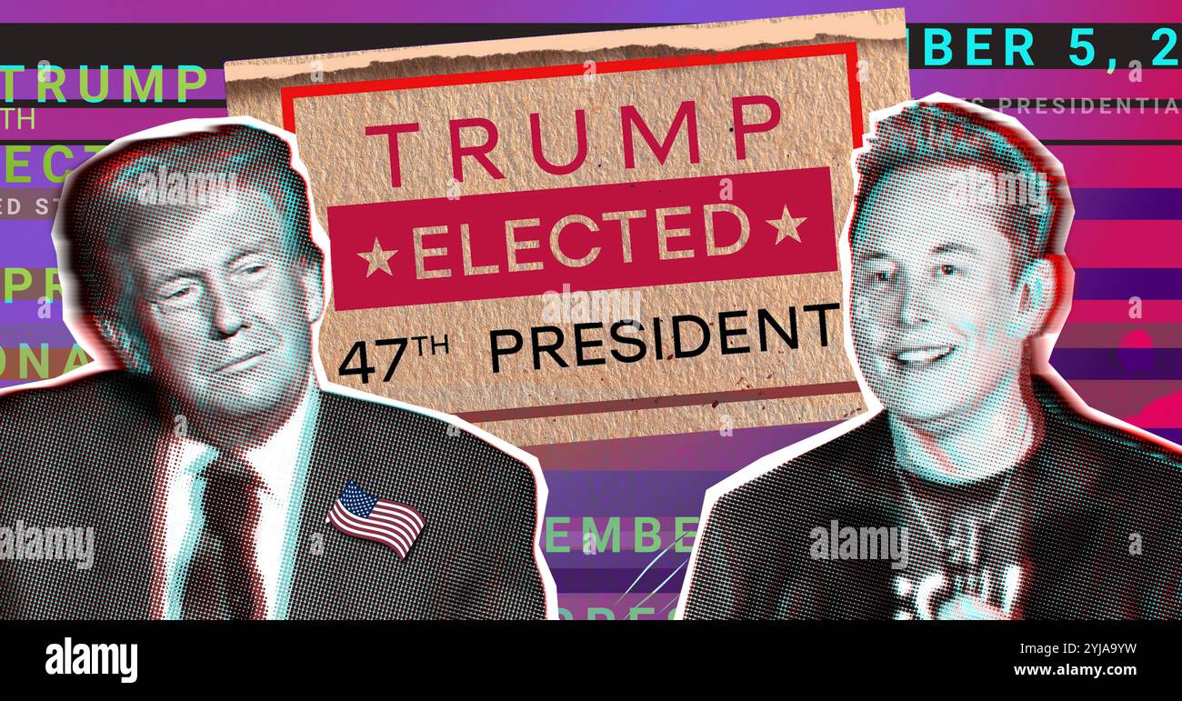 November 14, 2024. Concept Results of the 2024 US presidential election ...