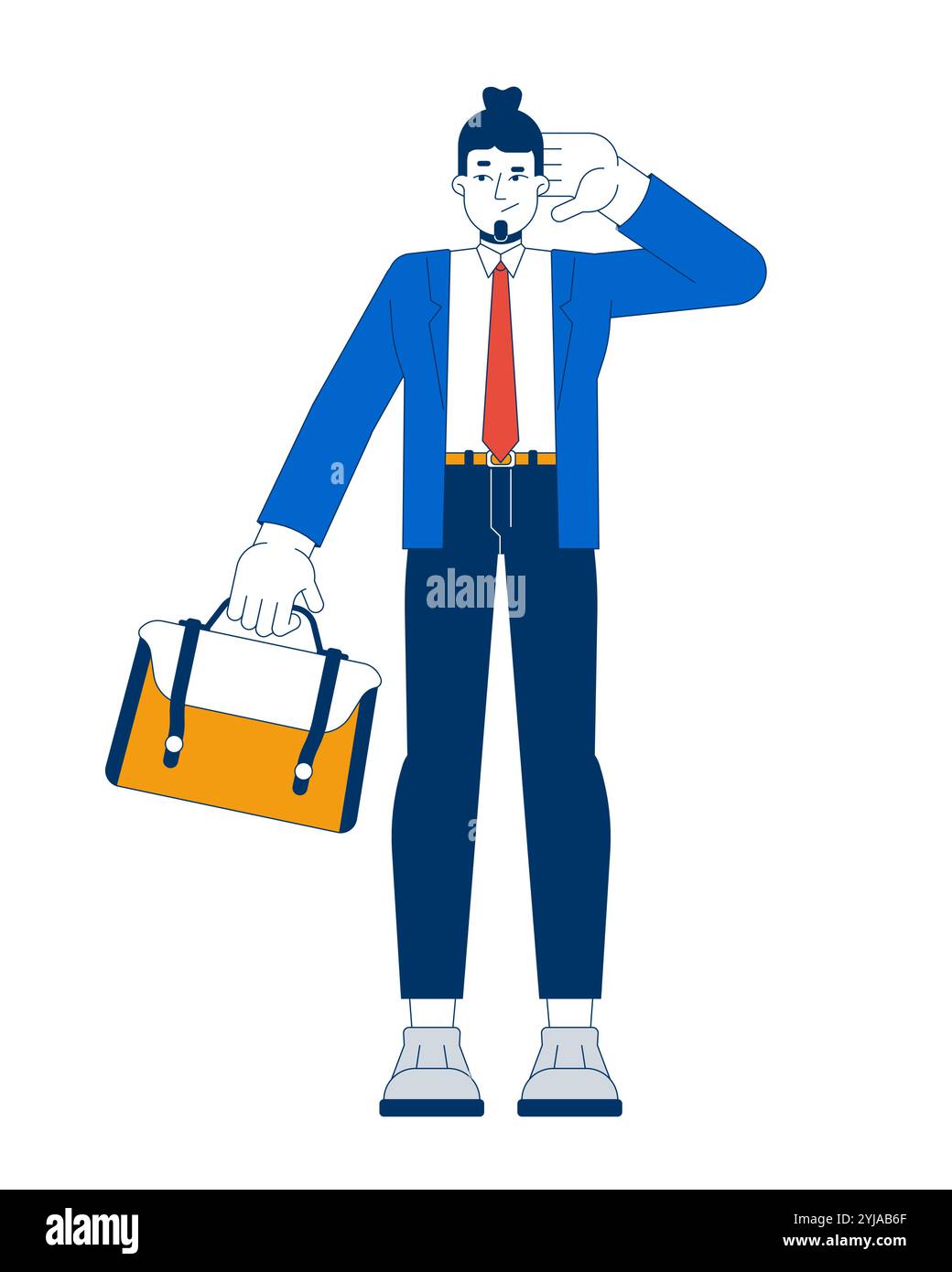 Character doubting Stock Vector Images - Alamy