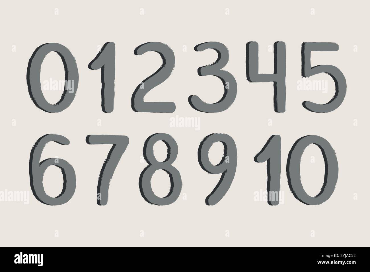 0 0 digits Stock Vector Images - Alamy