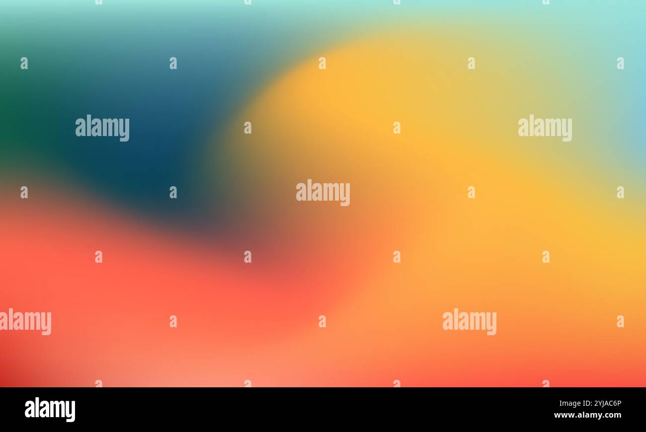 Vibrant and colorful abstract gradient background featuring smooth ...