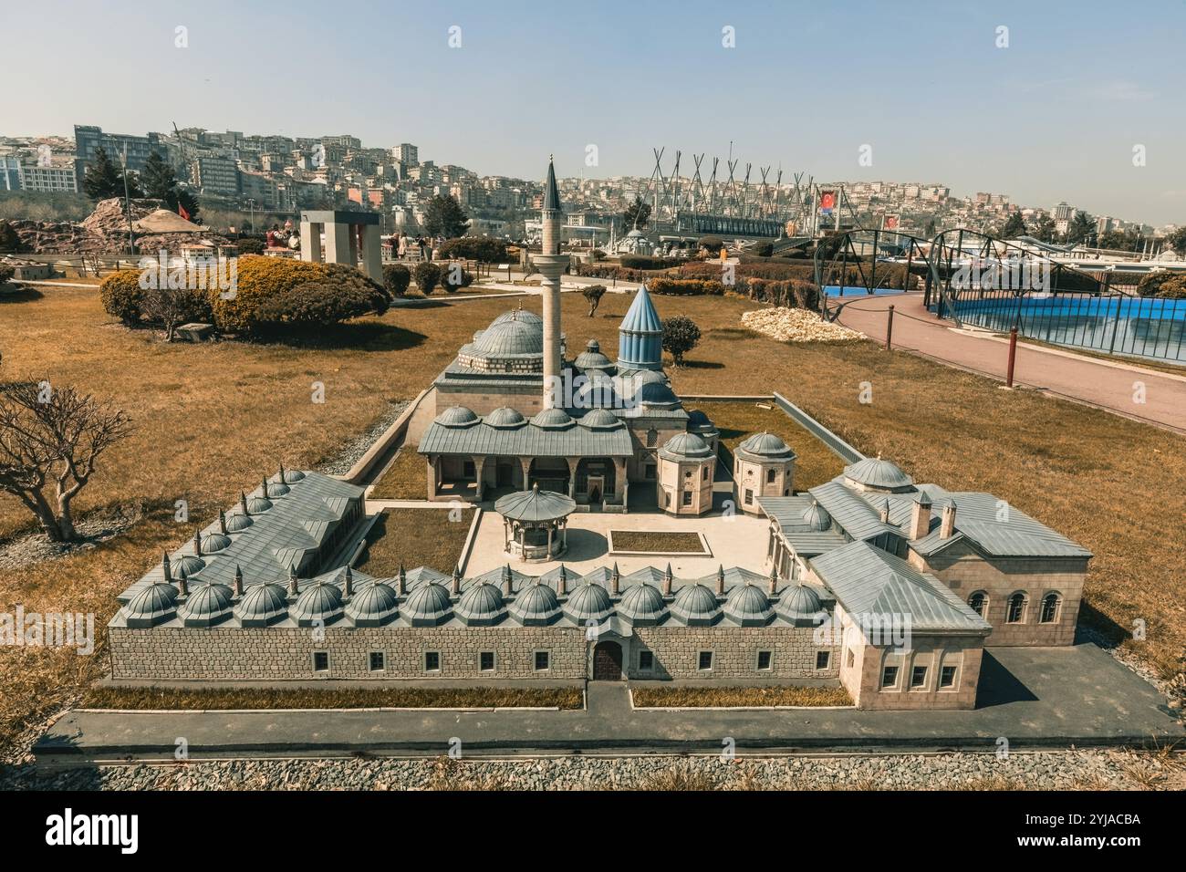 Miniaturk open air museum exhibition in Istanbul, Turkey Stock Photo ...