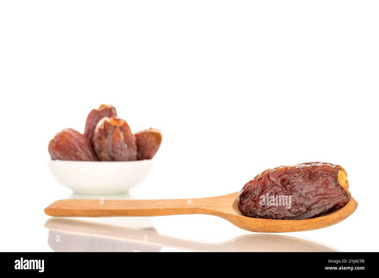 Pitted dried dates close Cut Out Stock Images & Pictures - Alamy