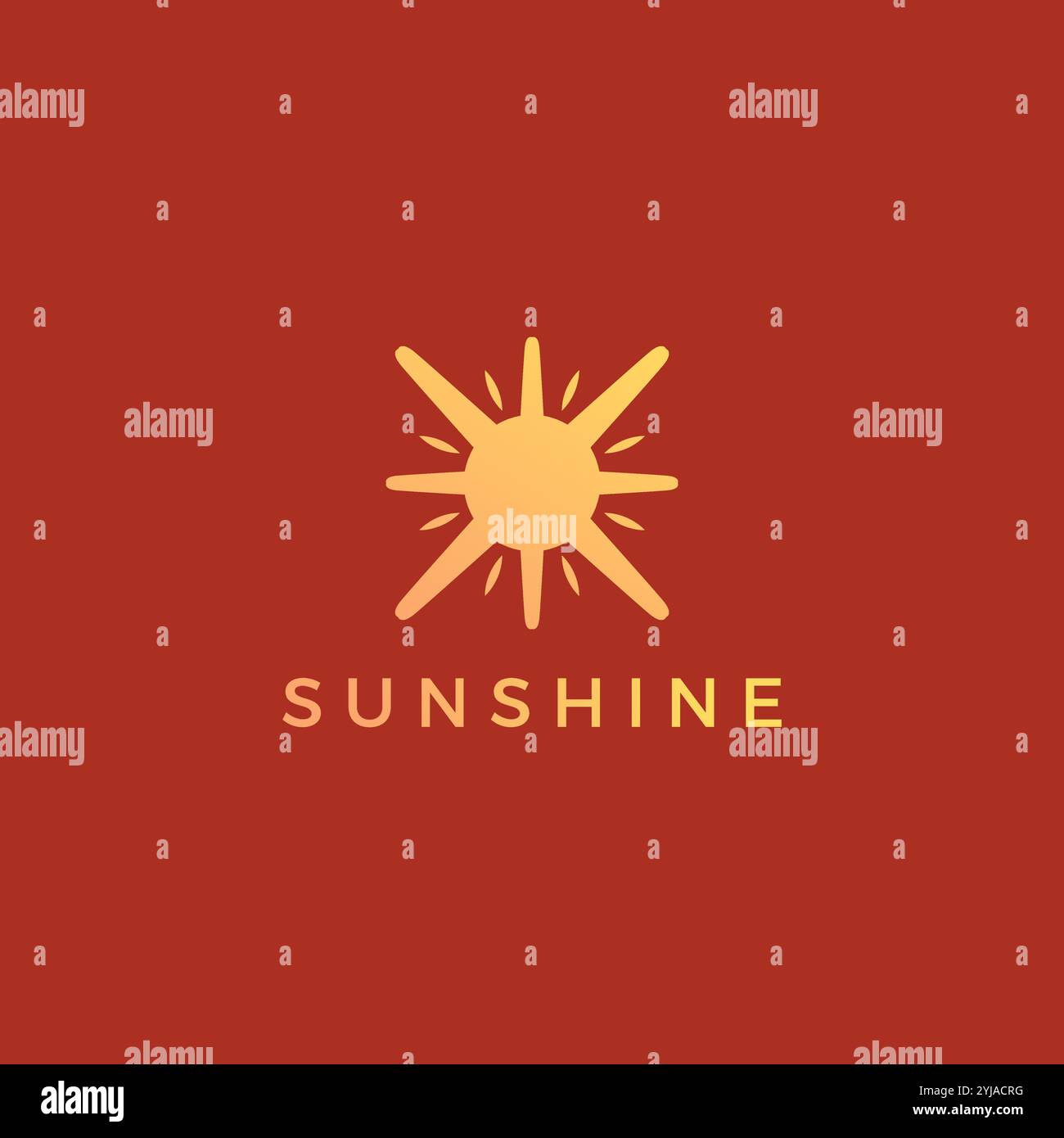 Sunshine Icon Logo Vector. Sun Symbol Design Stock Vector Image & Art ...