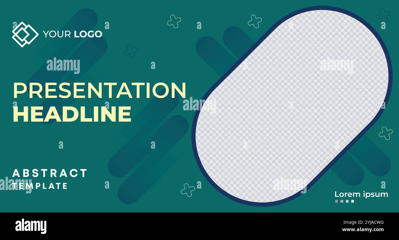 Business Presentation Slides Template. Company Profile Brochure Cover ...