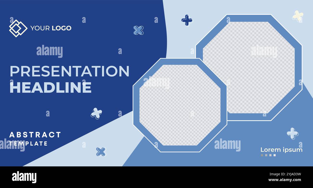 Business Presentation Slides Template. Company Profile Brochure Cover ...