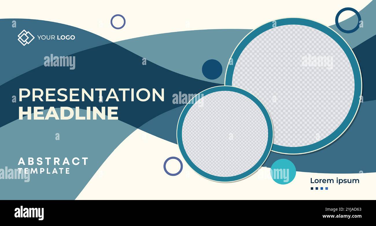 Business Presentation Slides Template. Company Profile Brochure Cover ...