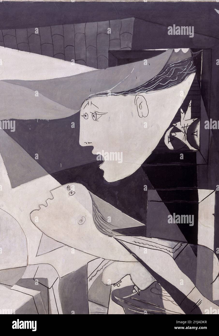 'Guernica' (detail), 1937, Oil on canvas. Author: PABLO PICASSO. Location: MUSEO REINA SOFIA ...